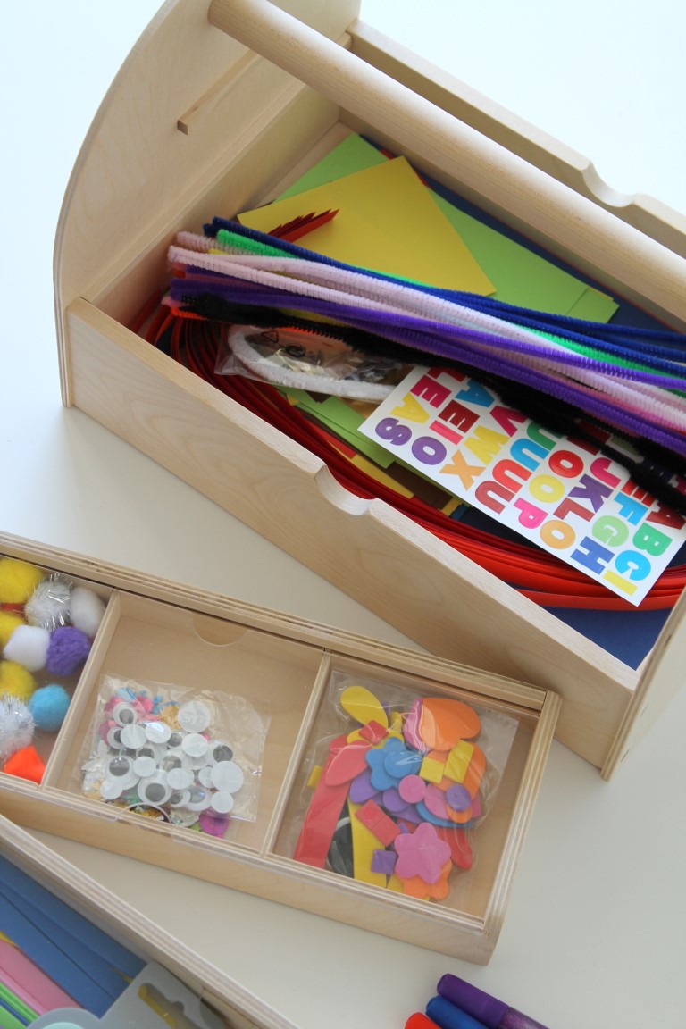 Bastelkoffer als Nikolausgeschenk - Jules kleine Freuden