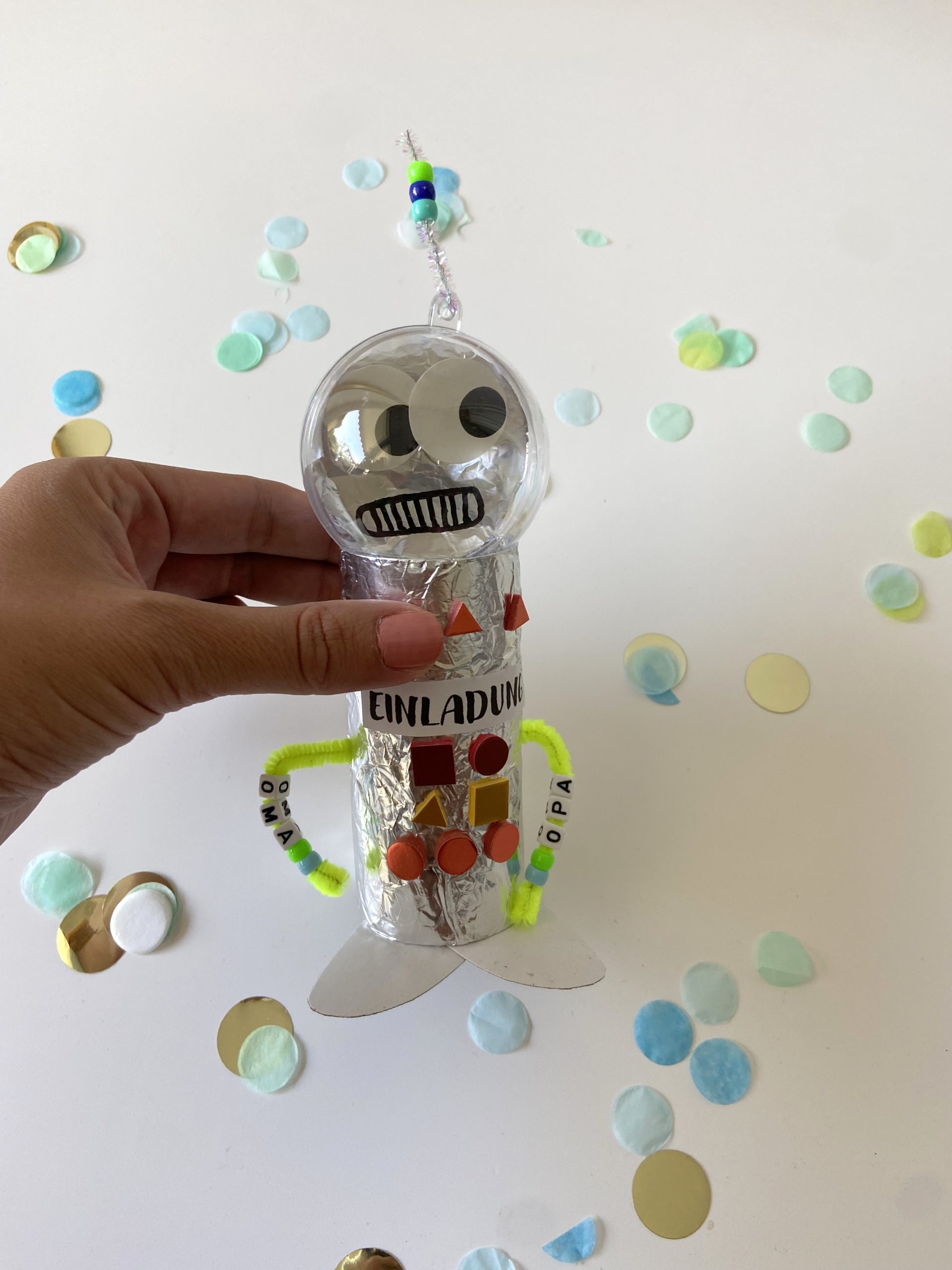 Roboter Party zum 5. Kindergeburtstag - Jules kleine Freuden