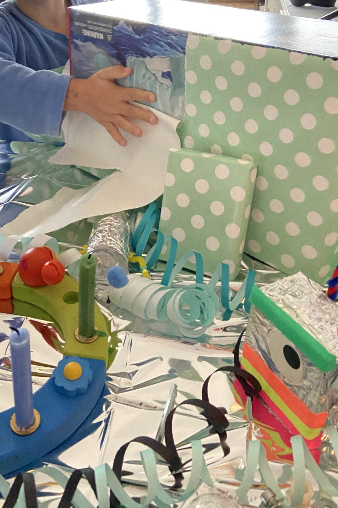 Roboter Party zum 5. Kindergeburtstag - Jules kleine Freuden