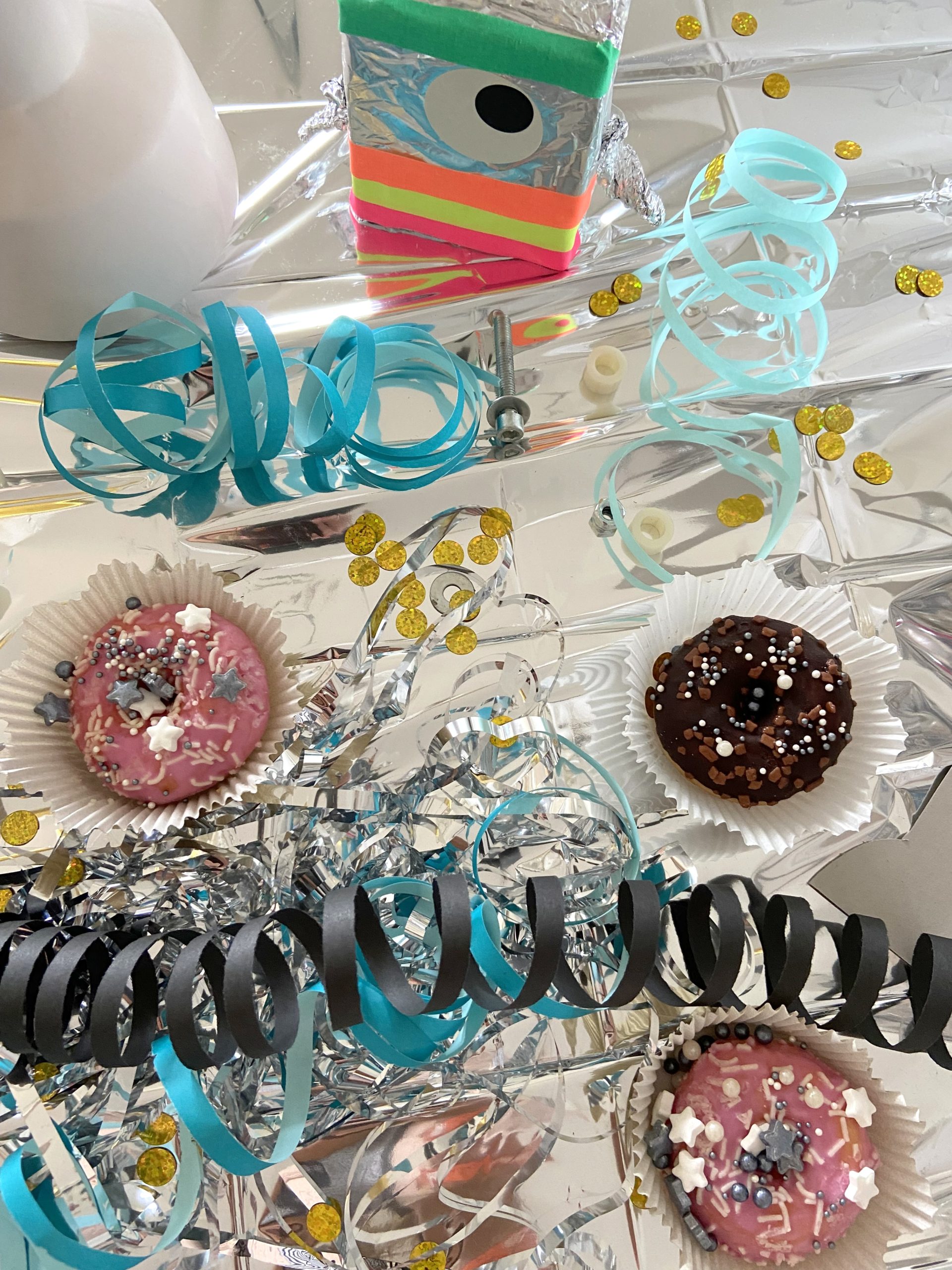 Roboter Party zum 5. Kindergeburtstag - Jules kleine Freuden