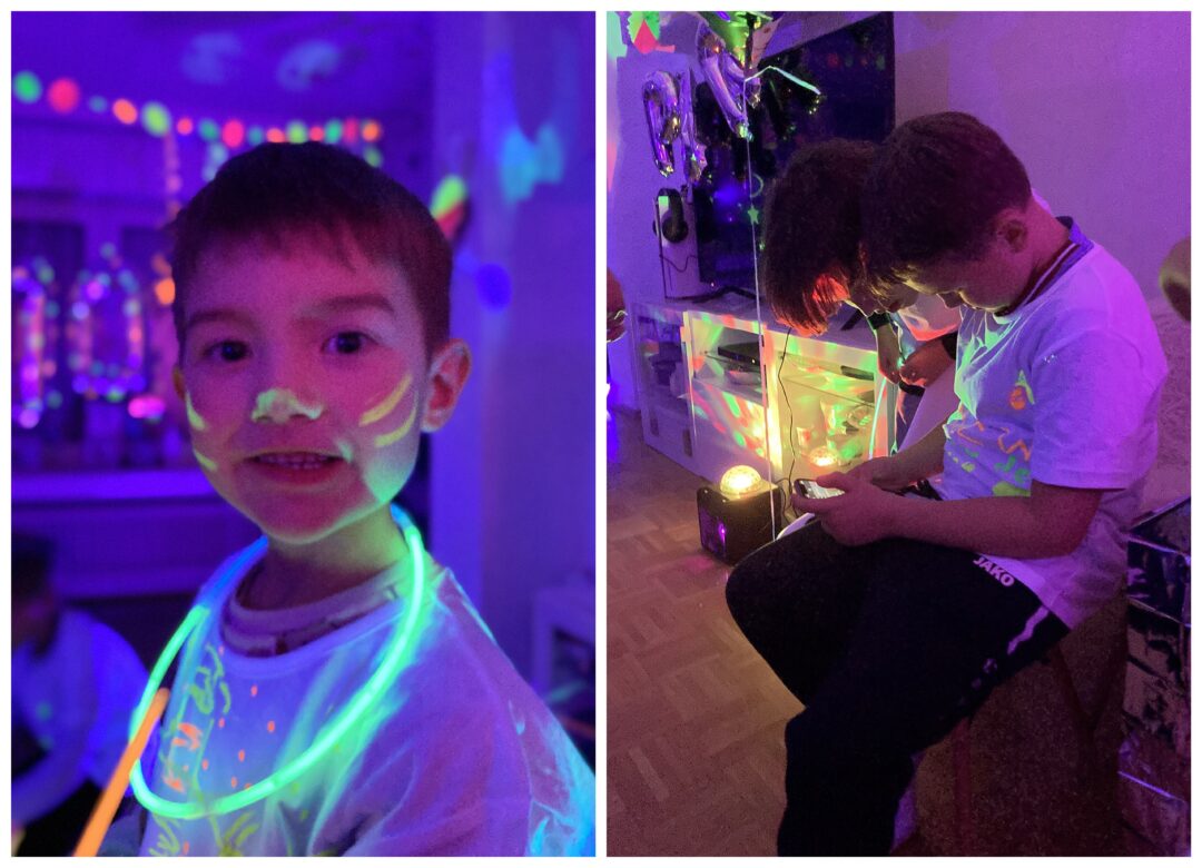 Neon-Party und Geschenkideen zum 10. Geburtstag - Jules kleine Freuden